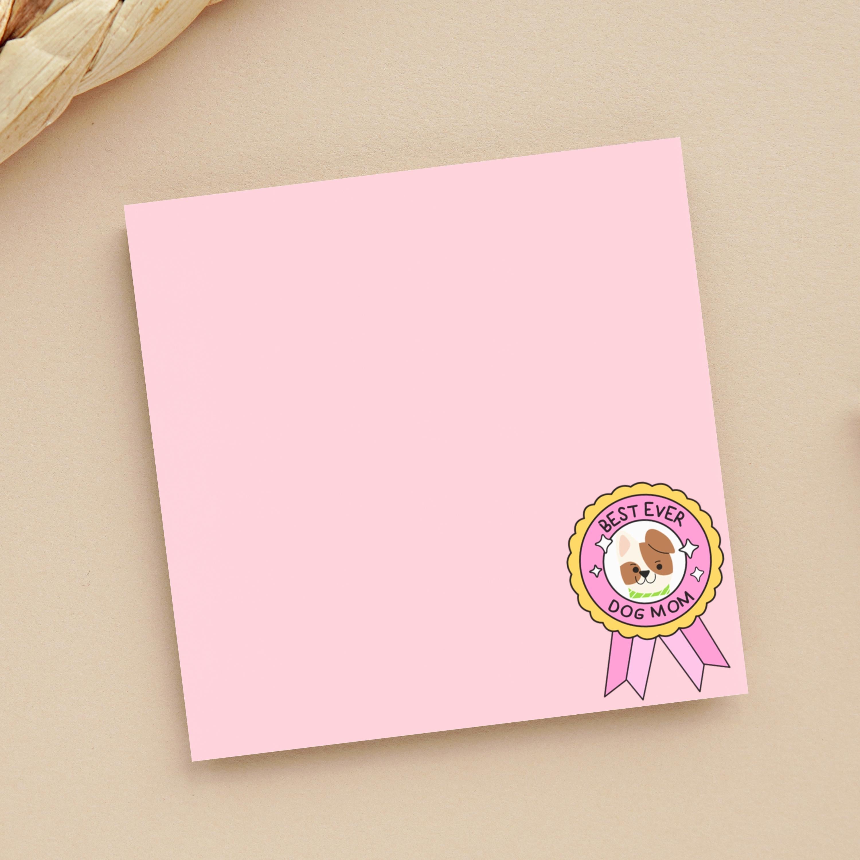 Best Ever Dog Mom Note Pads, Cute Sticky Notes, Dog Lover Gifts, Birth ...